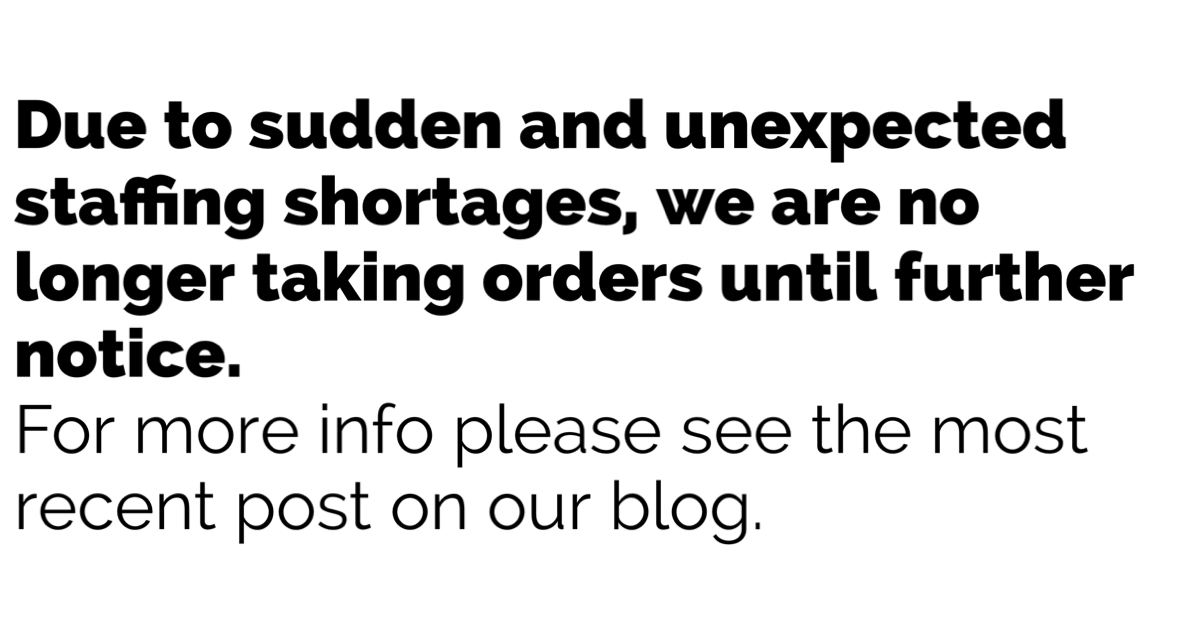 Important Notice – Ragged Coast Chocolates