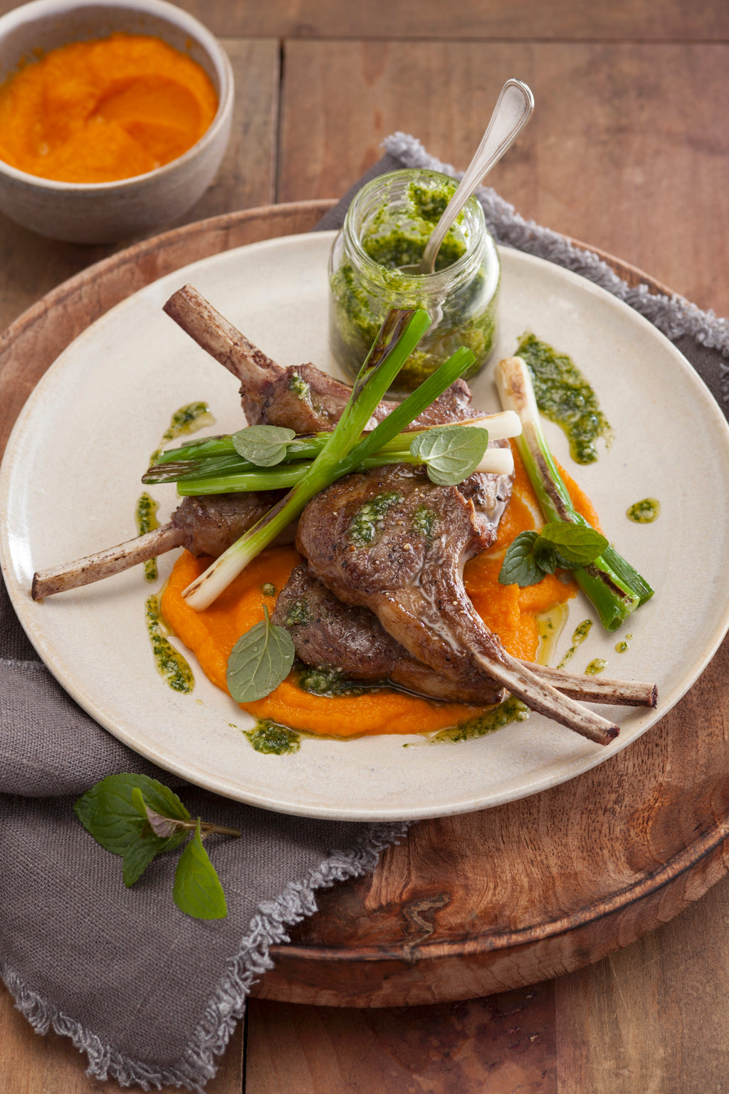 how to cook lamb chops with mint